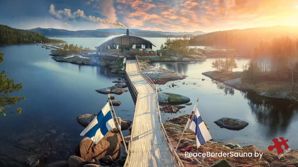 PeaceBorderSauna builds bridges between nations - Partanen & Lamusuo Ltd.